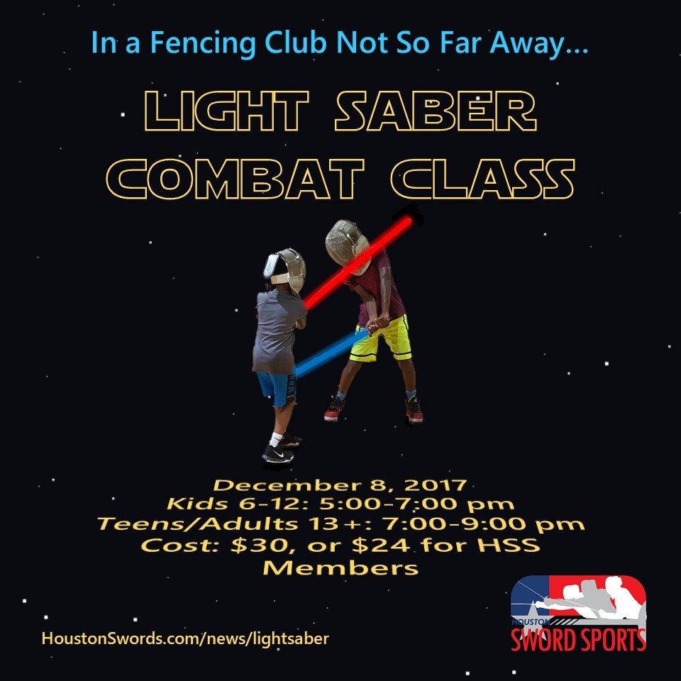 Learn to Fight with a Light Saber | Houston Sword Sports